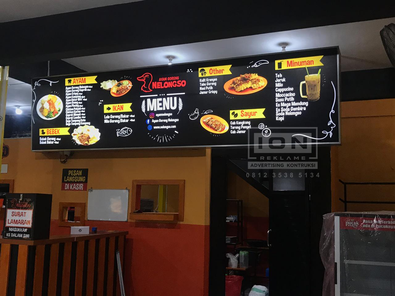 Harga Neon Box Terbaru - ION REKLAME MALANG