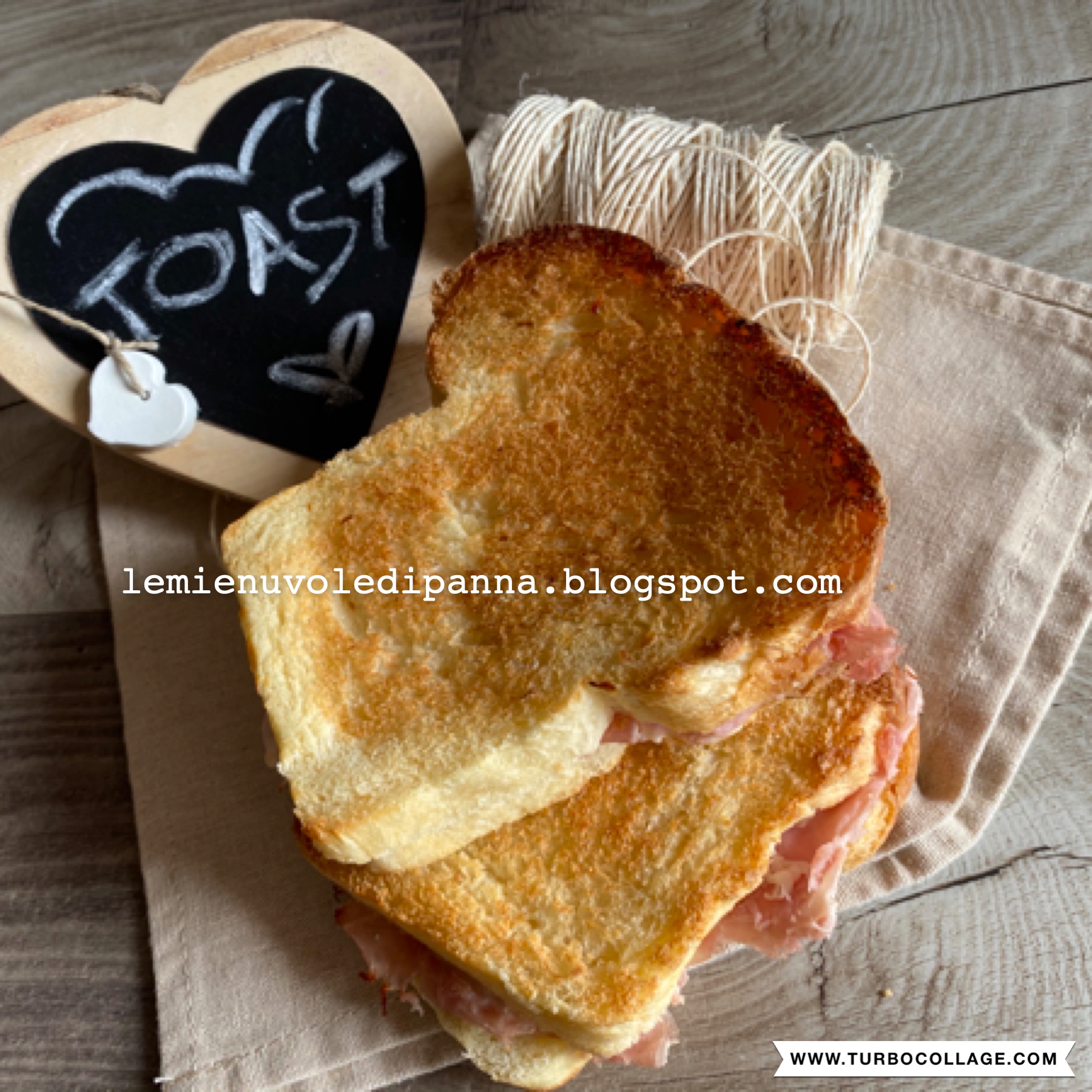 TOAST CON PANE FATTO IN CASA