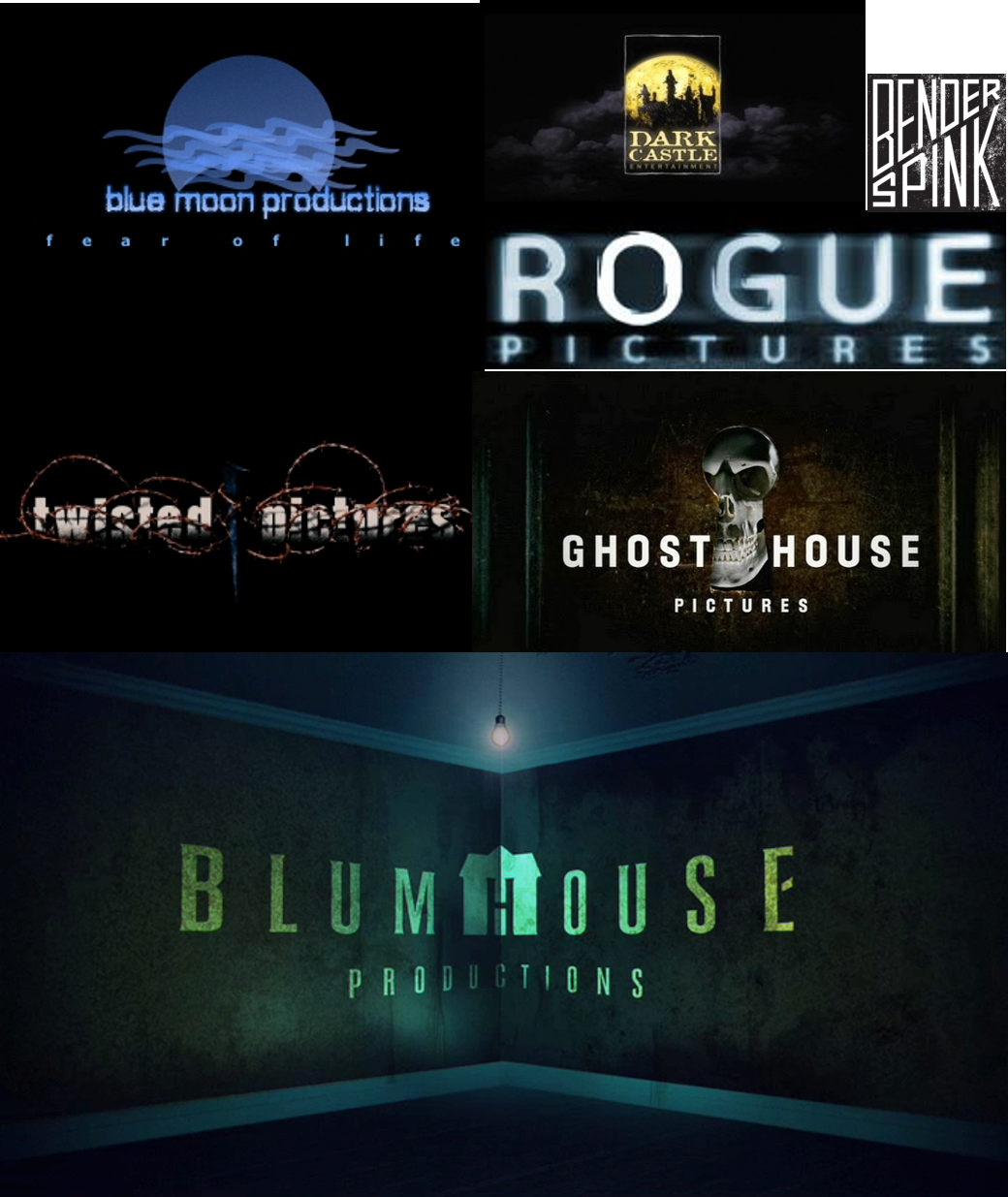Horror Movie Company Logos