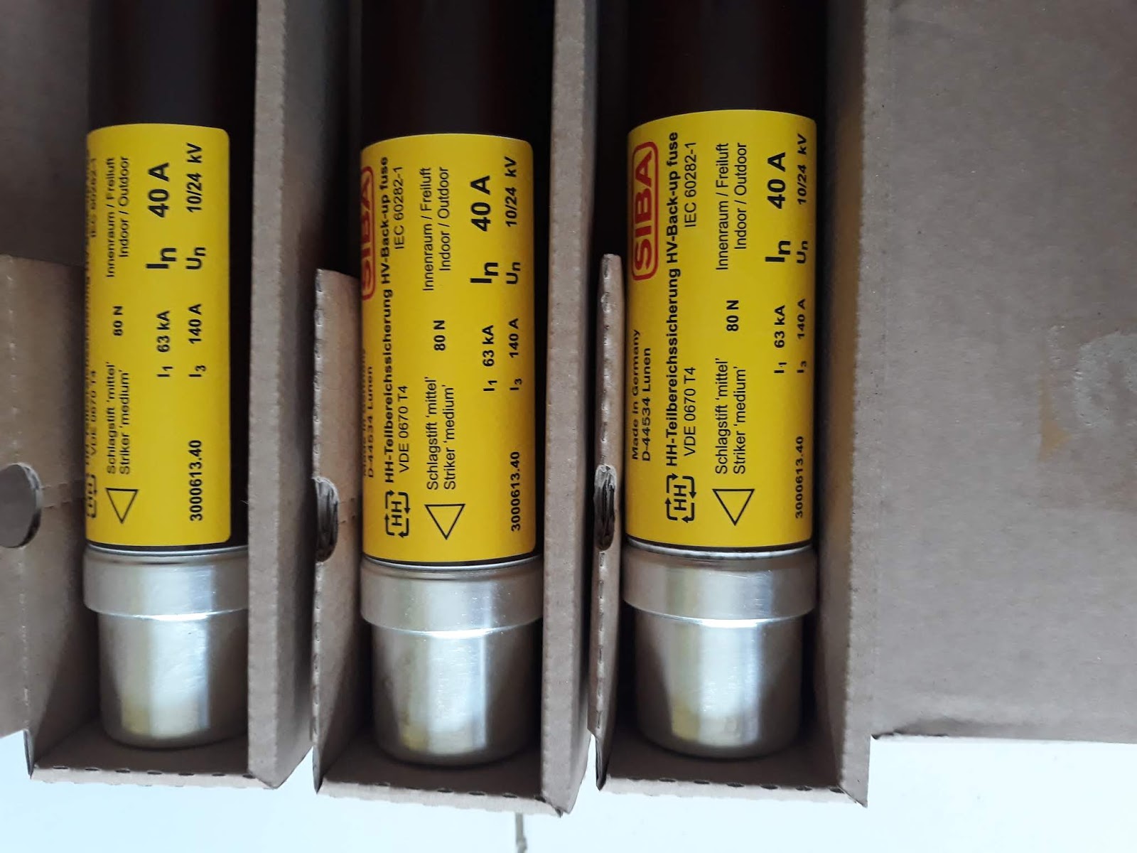 SWATECHELECTRICA: MV Fuse SIBA 24kV