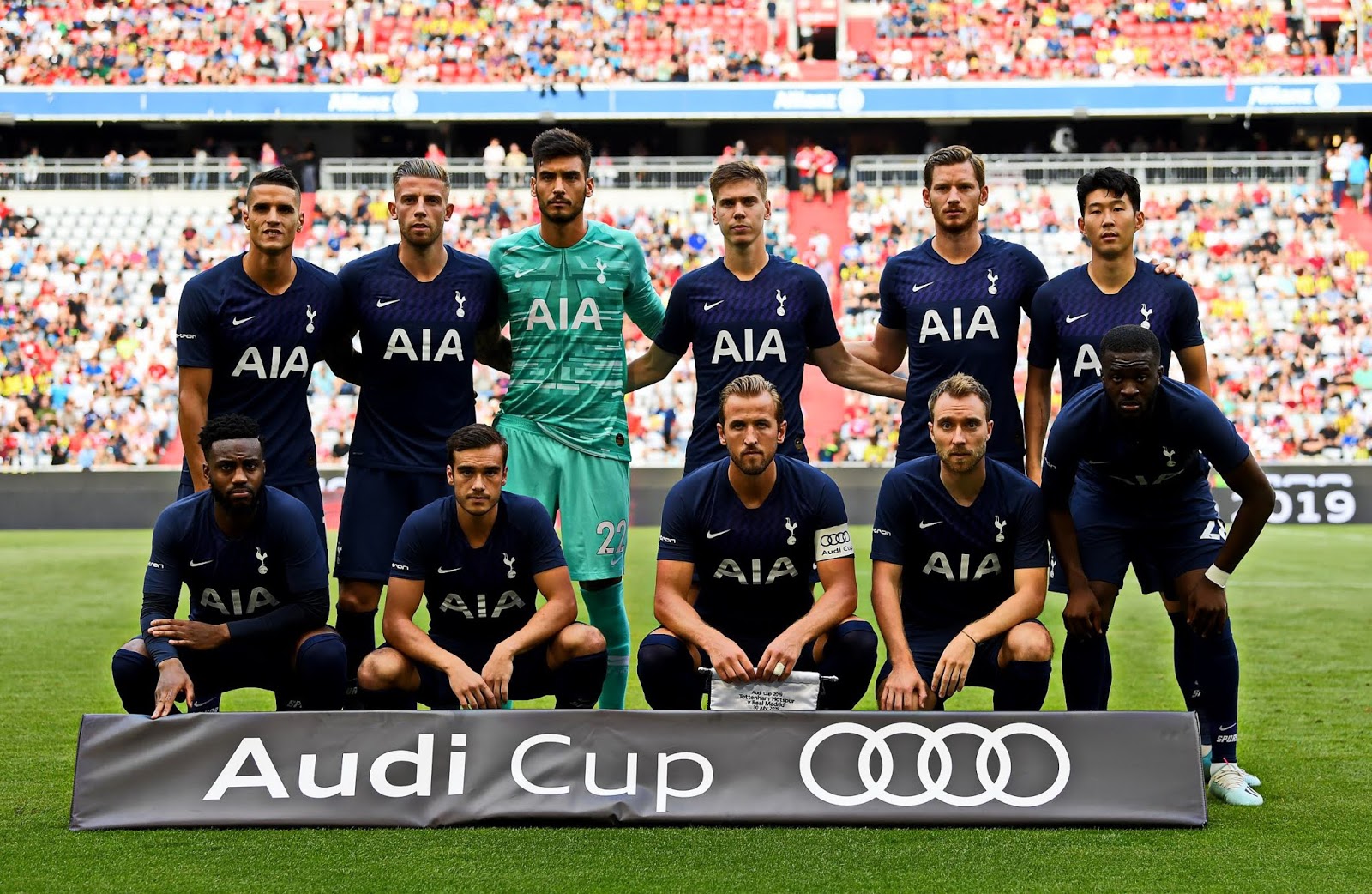 EQUIPOS DE FÚTBOL: TOTTENHAM HOTSPUR contra Real Madrid 30/07/2019 Audi Cup