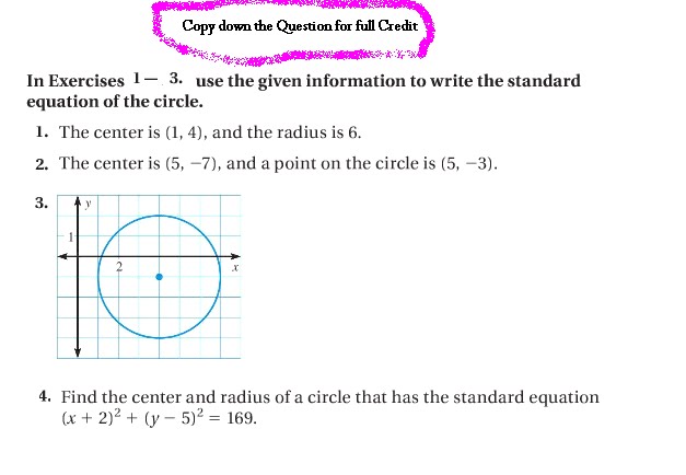 Geometry: Circle Quiz