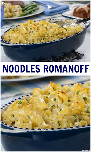 Noodles Romanoff - dessert recipes kraft