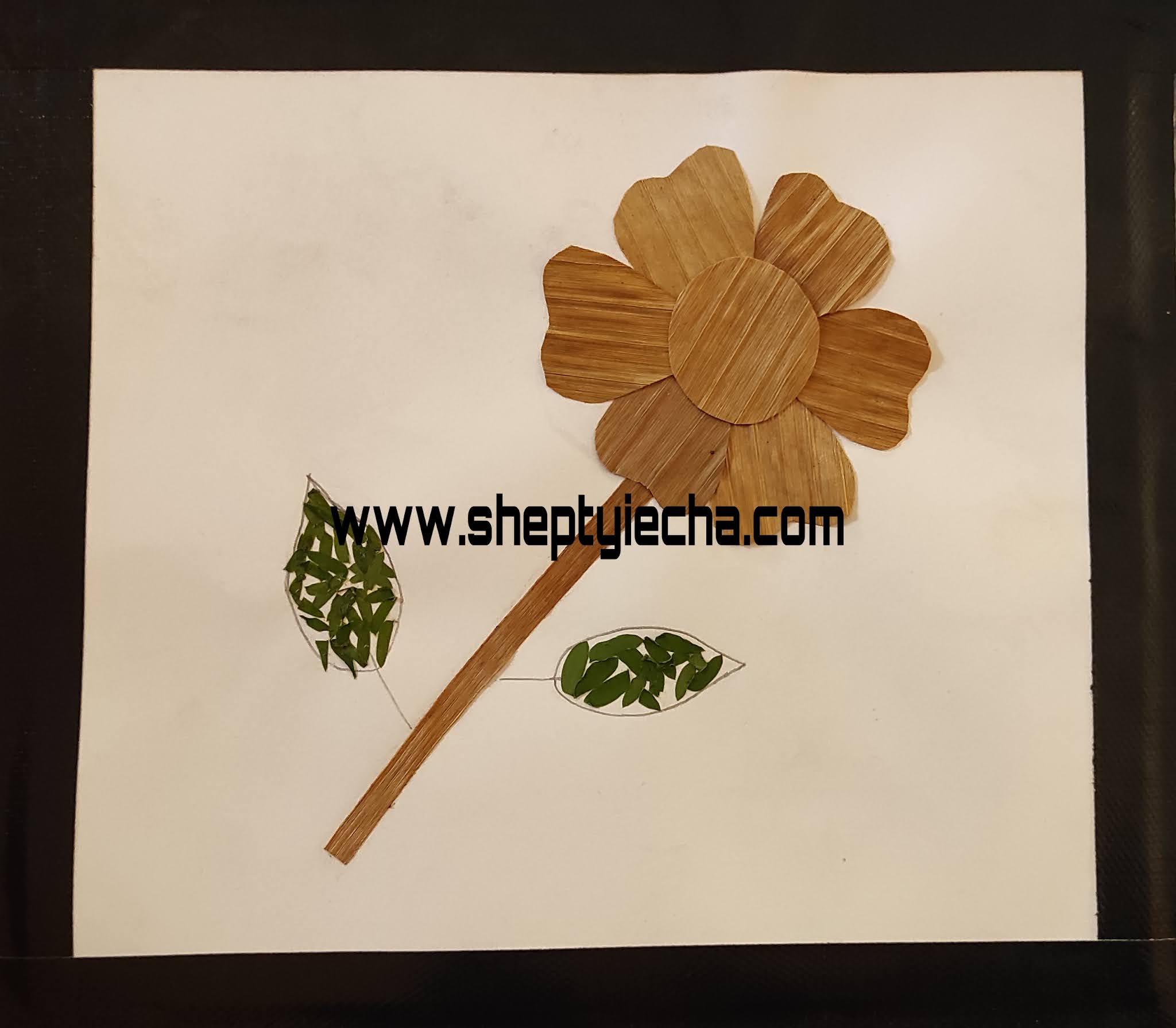 10 KREASI KOLASE TUMBUHAN (BUNGA) DARI DAUN KERING UNTUK ANAK SD ...