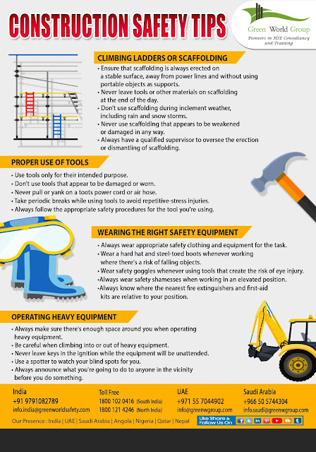 Safety Tips for Construction Site - GWG