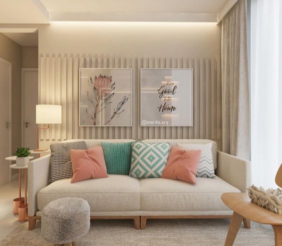 Decoração de sala com estilo Pinterest