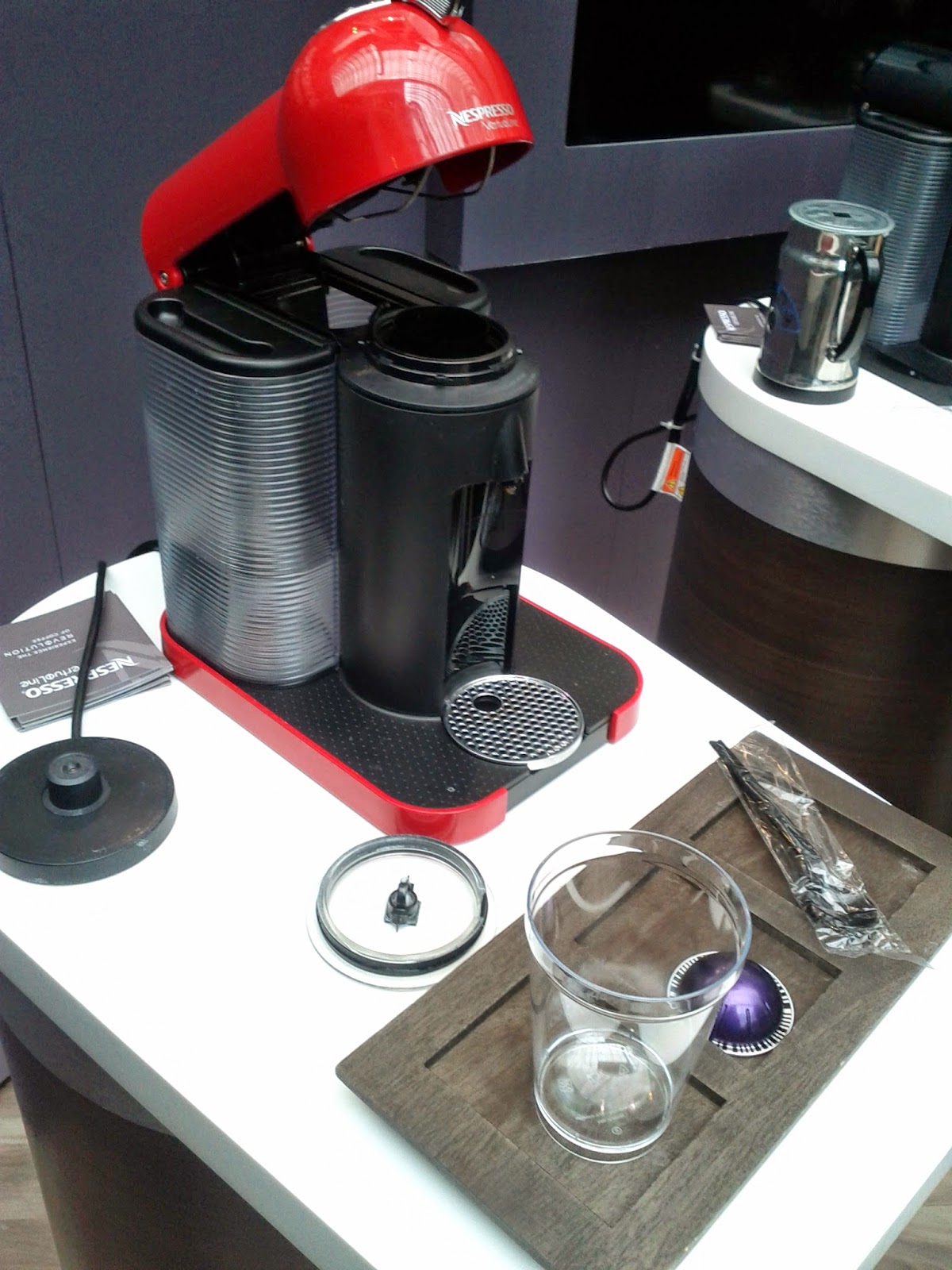 Toronto things: Nespresso Sampling coffee at Eaton Centre