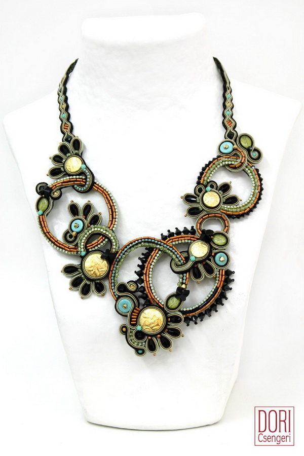 Amazing Soutache Jewelry by Dori Csengeri / The Beading Gem