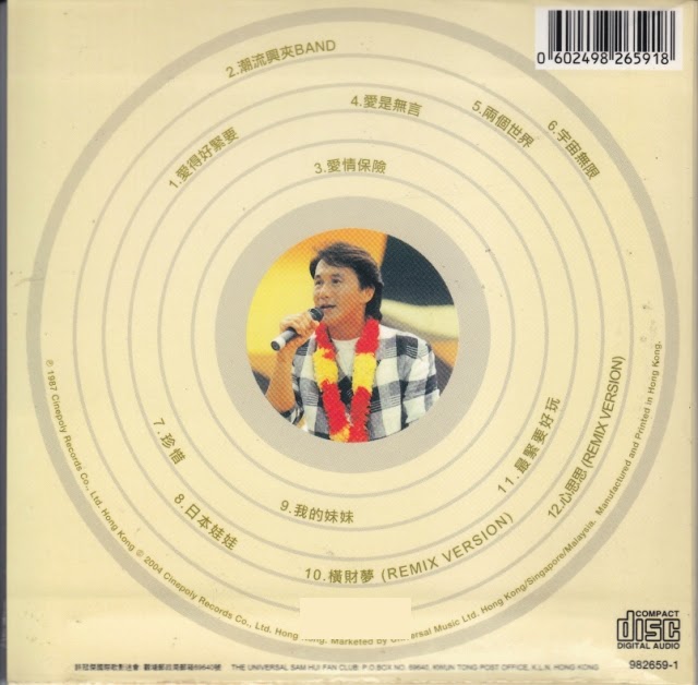 come back to love: Sam Hui 新曲與精選 (1987)