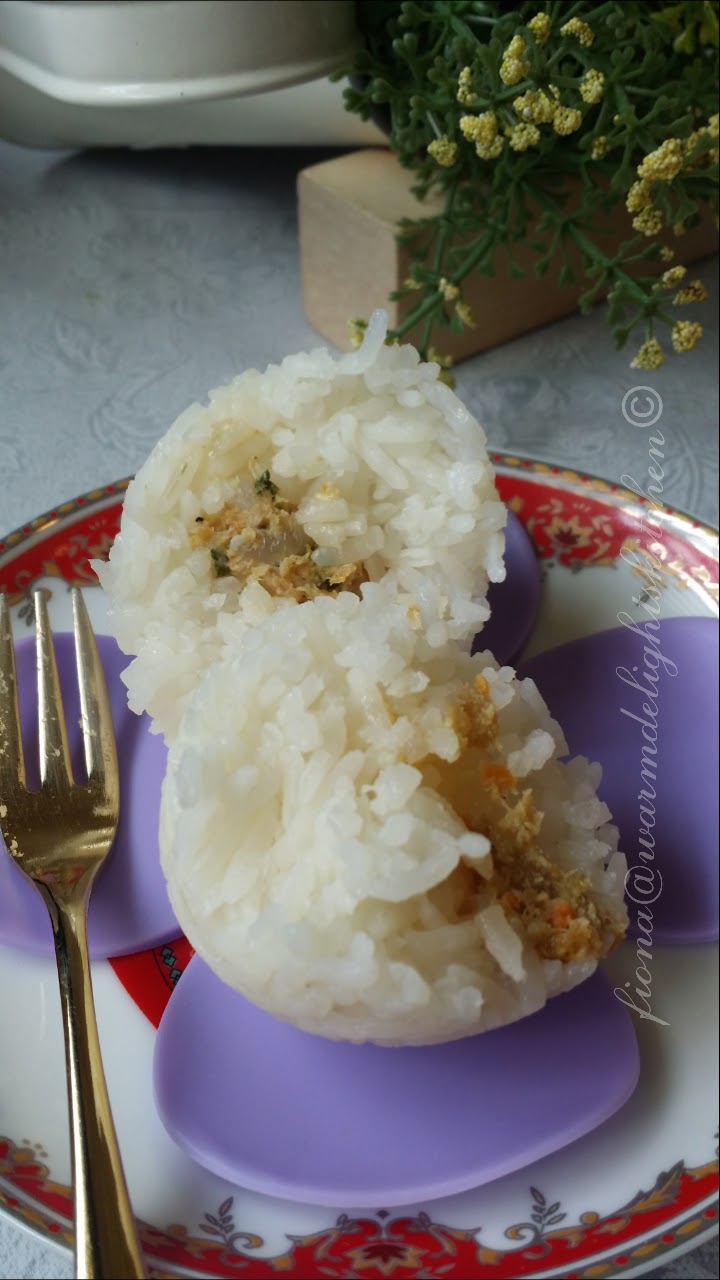 Warm Delights Kitchen: Steamed Rice in Egg Shells