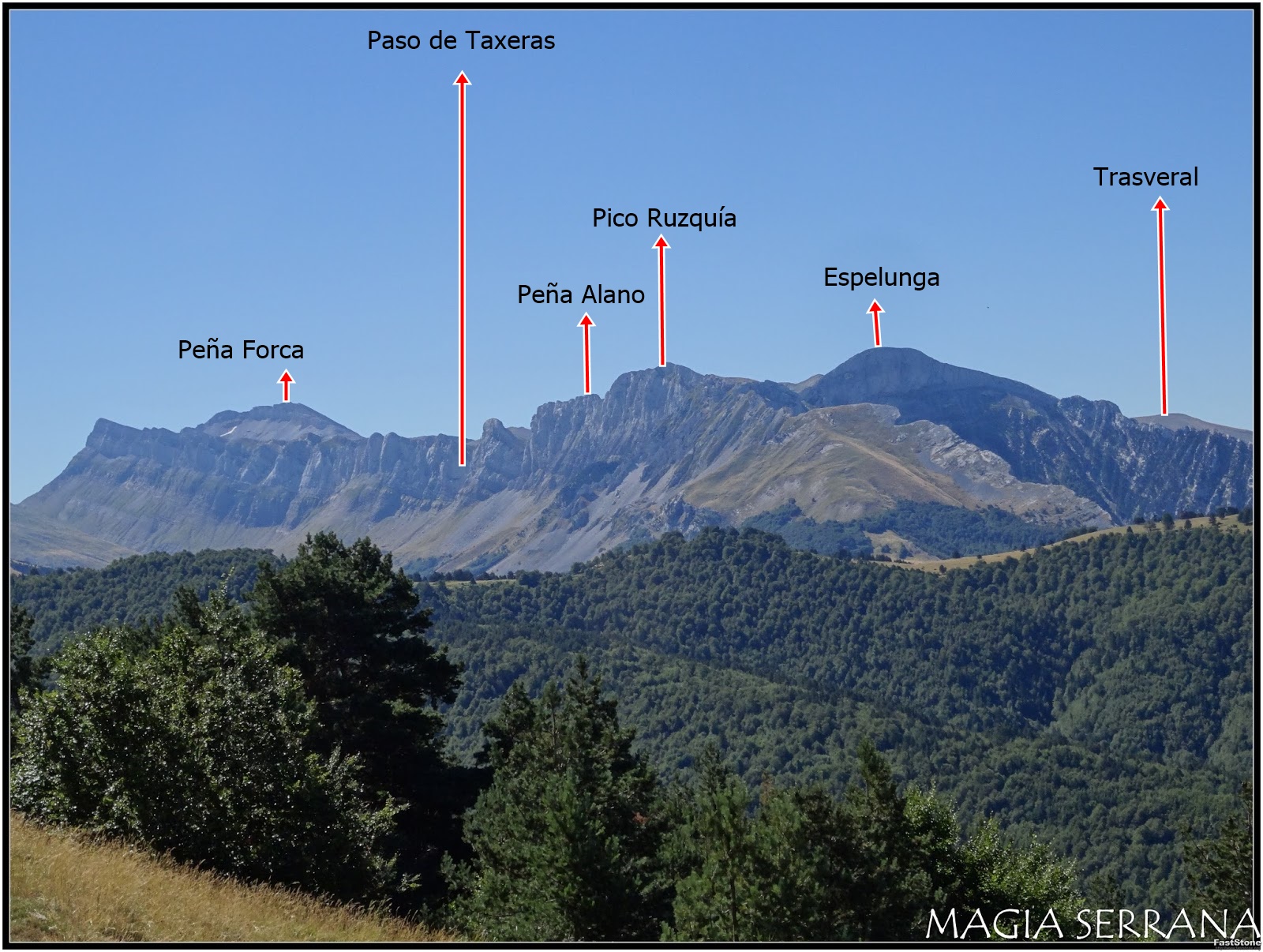 A LA SIERRA DE ALANOS POR EL PASO DE TAXERAS (Senderismo pirenaico)