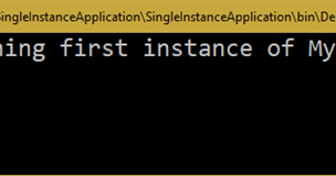 Mitesh Sureja's Blog: How to make sure only single instance of your ...