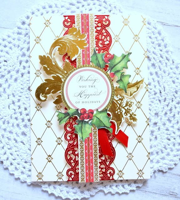 Crafty Creations with Shemaine: 25 Days of Holiday Cards Day 5