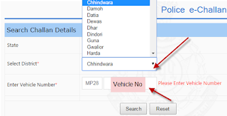 Madhya Pradesh Traffic Police E-Challan Status Check and Pay Online ...