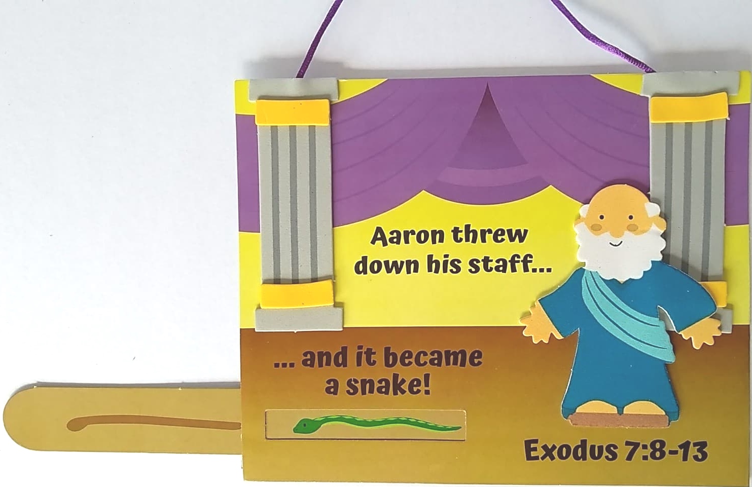 Petersham Bible Book & Tract Depot: Aaron’s Staff Sign Craft Kit