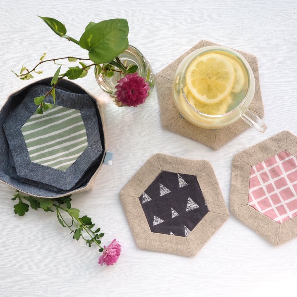 DIY Hexagon Coaster ~ Free-Tutorial.net