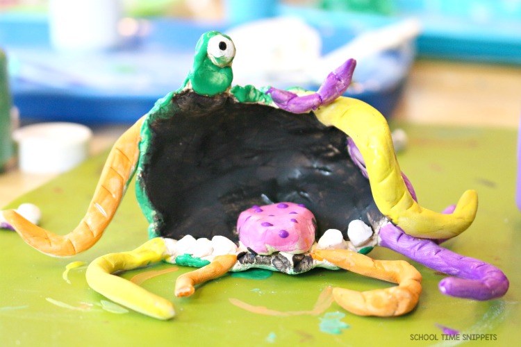 Pinch Pot Monsters - Clay Making for Kids | School Time Snippets