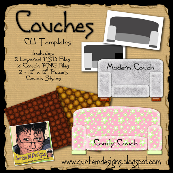 Auntie M Designs: Couch Template
