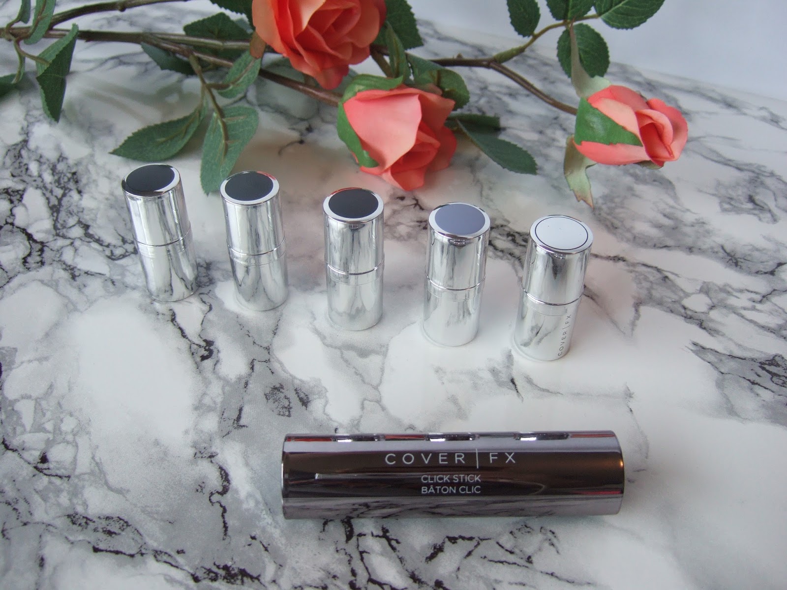 Cover FX Click Stick, Cover Click, Correct Click, Enhance Click ...