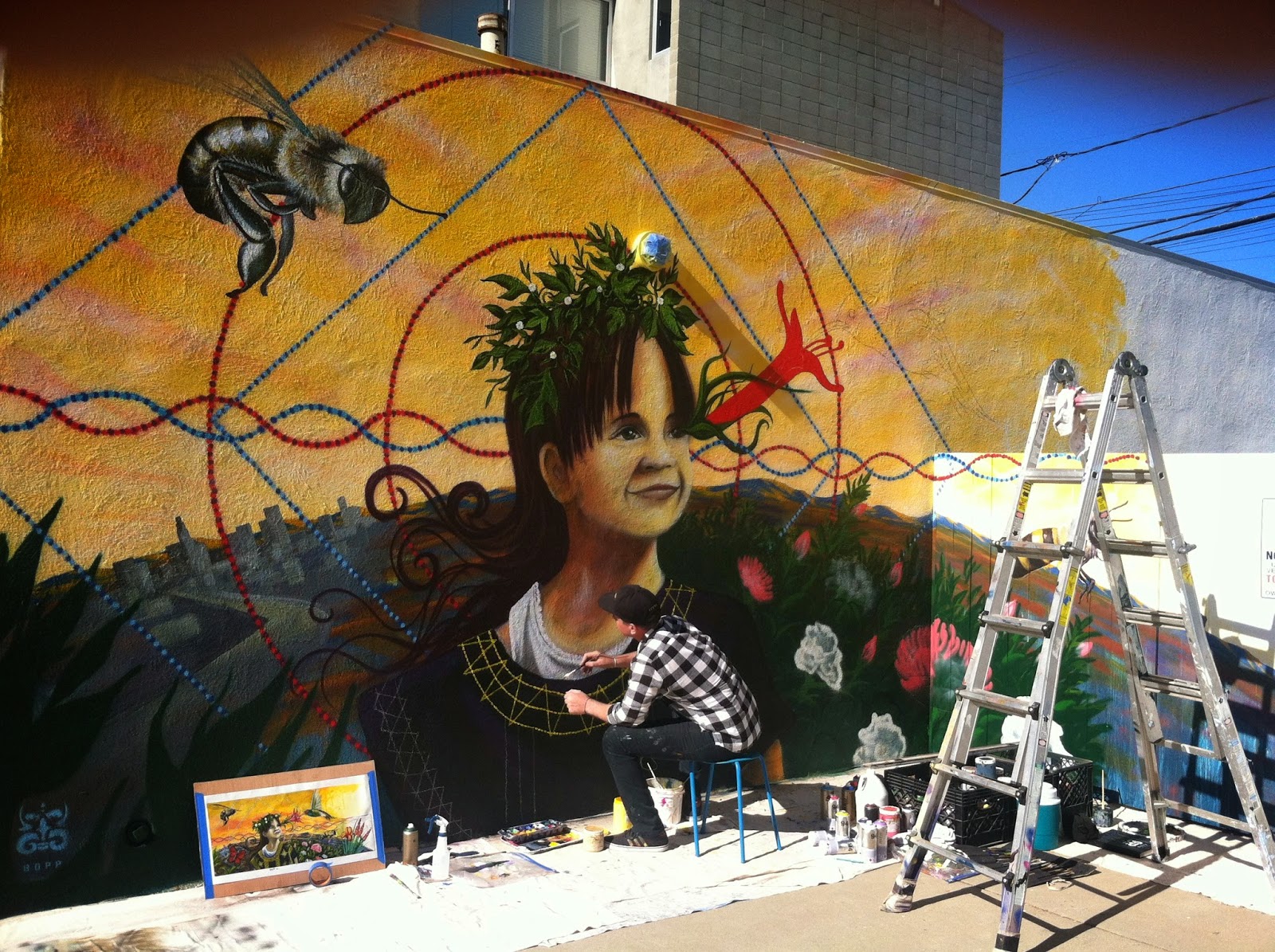 Roamings of a Leo: A Clinton Bopp Mural in Venice