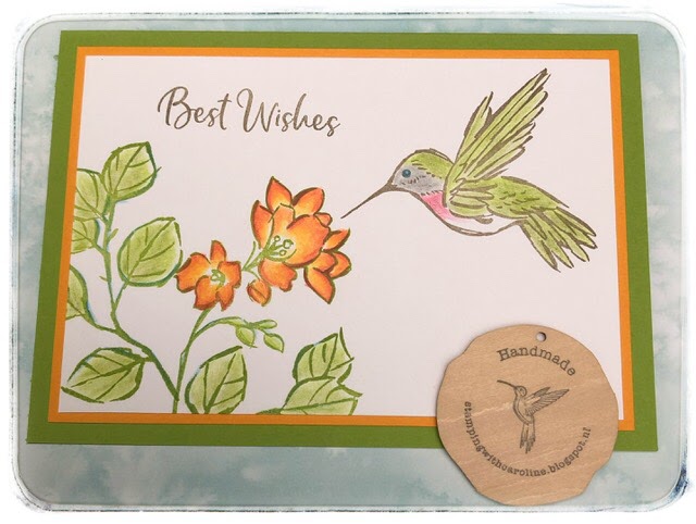 Stamping with Caroline: Beste wensen - Best wishes