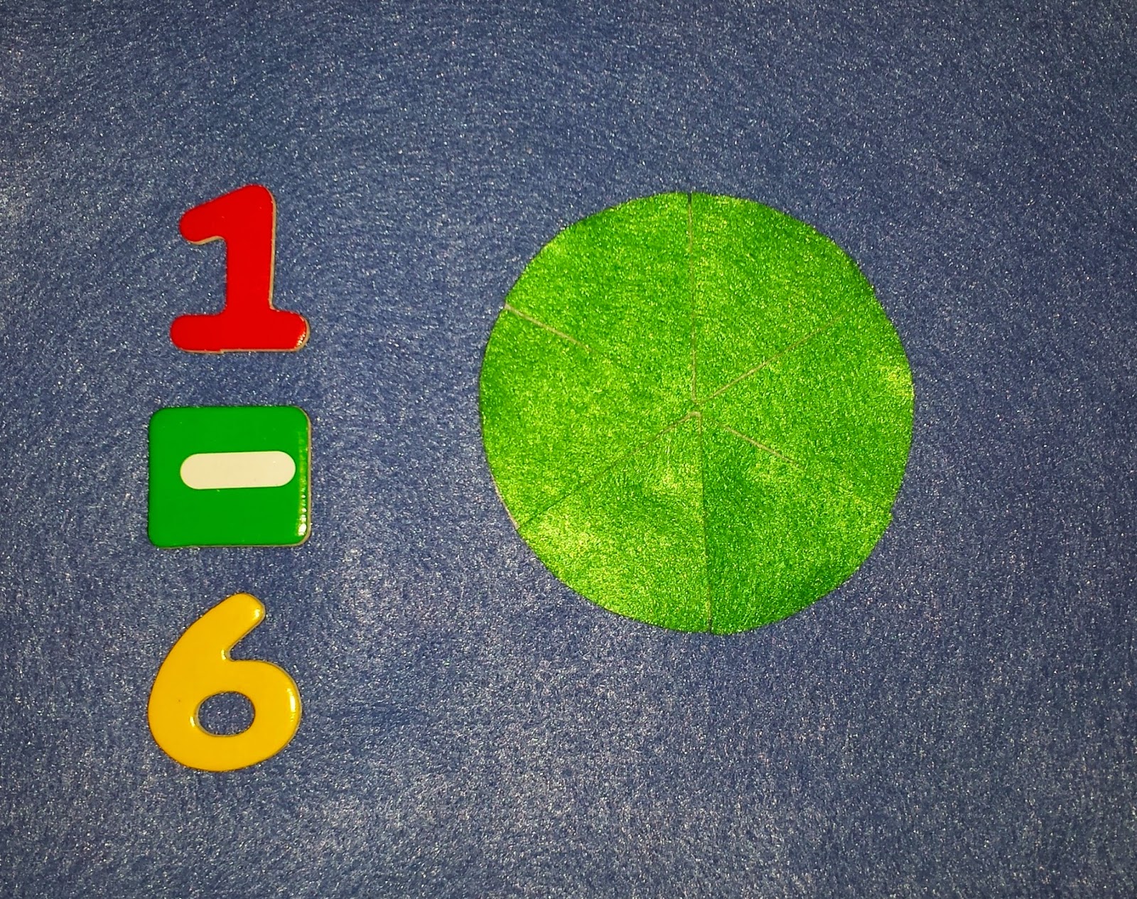 Munchkin and Bean: Fractions Felt Board