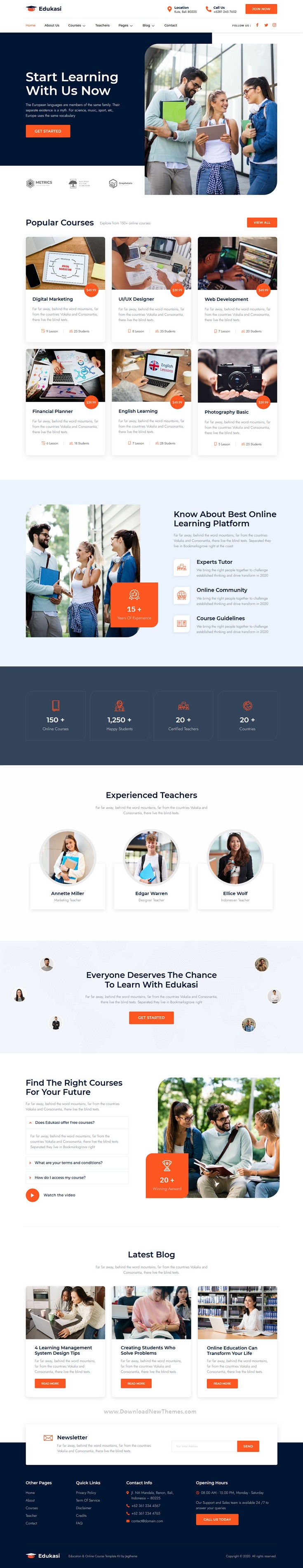 Edukasi Education And Online Course Elementor Template Kit Download Edukasi Education And Online Course Elementor Template Kit Download