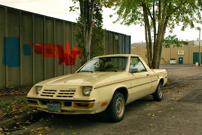OLD PARKED CARS.: 1982 Dodge Rampage, Revisited.