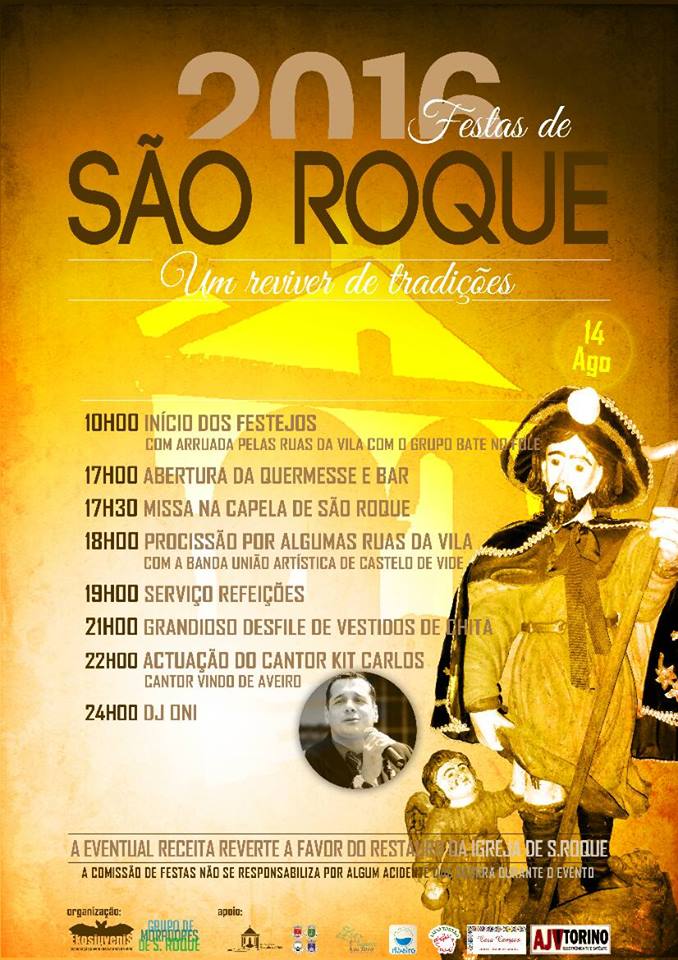 Notícias de Castelo de Vide: Hoje é dia da Festa de S. Roque!