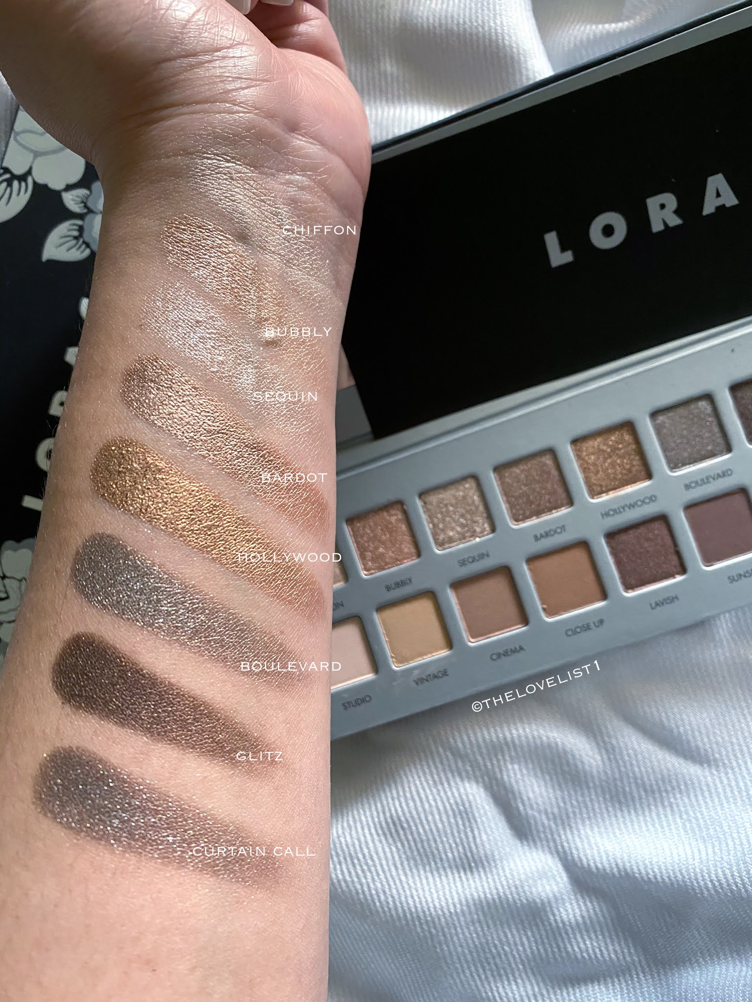 Lorac Pro Palette Swatches