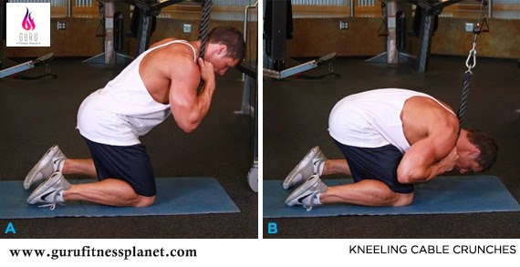 Fitness Guru: Article # 590. Kneeling Cable Crunch With Alternating ...