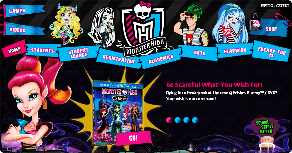 Bloo MayS.: Novidades no site oficial Monster High!!