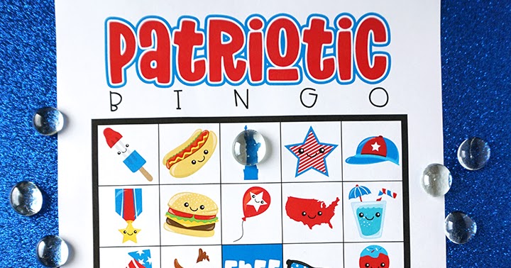Free Printable 4th of July Patriotic Bingo | artsy-fartsy mama