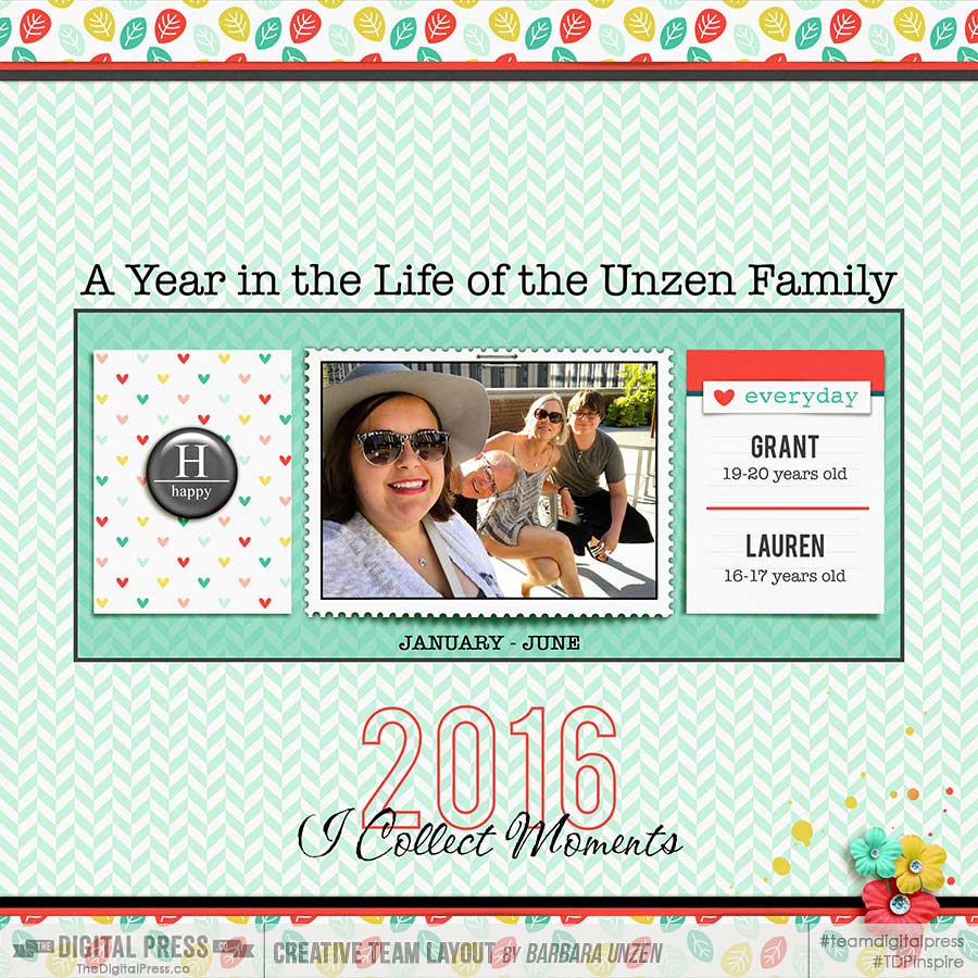 Barbara's Cre8ive Escape: 2016 Family Album Covers