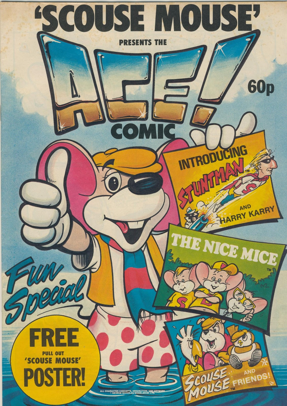 Boys Adventure Comics: George Nicholas week (1) - scouse mouse