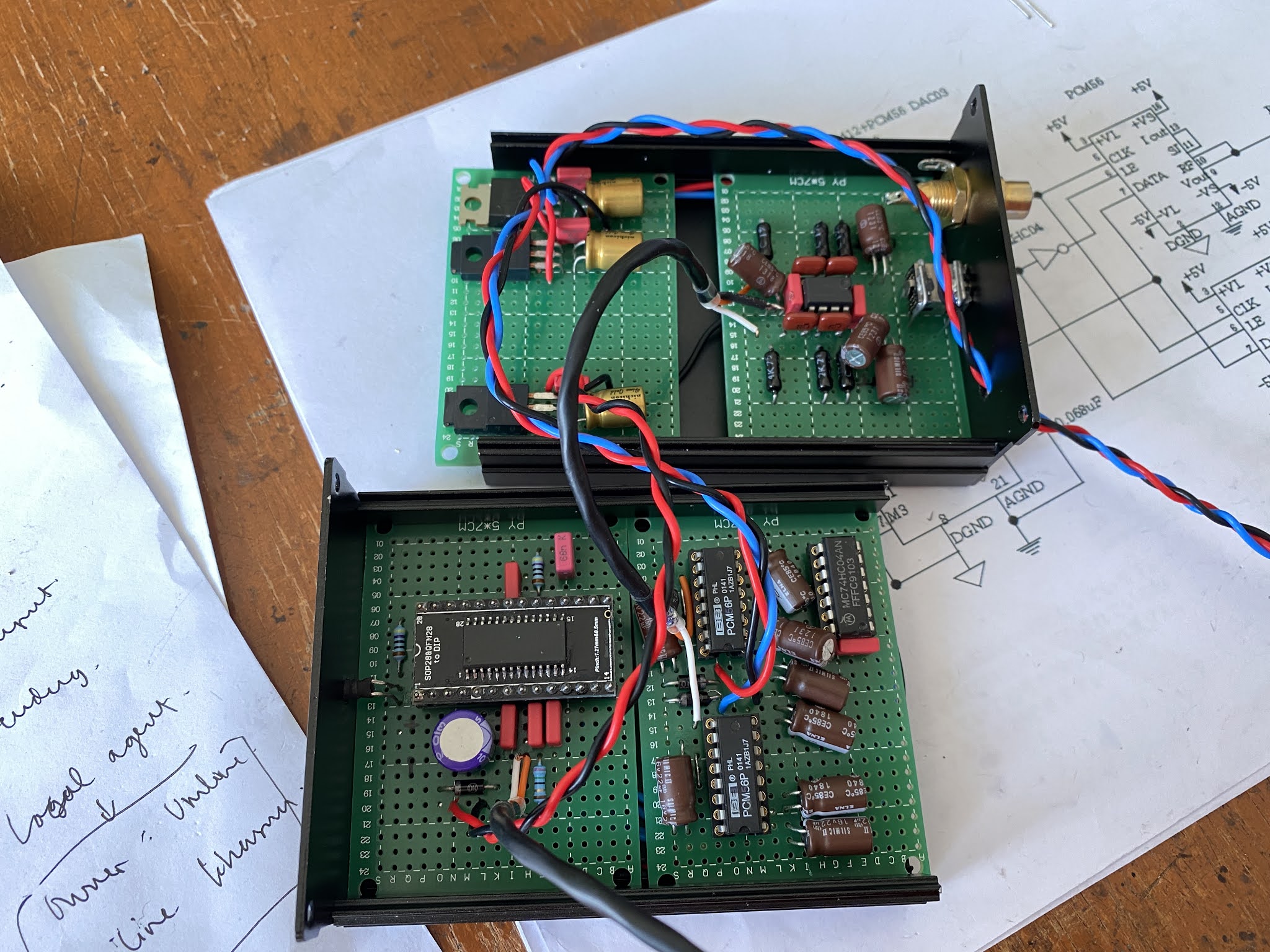 THE ORRONOCO AUDIO DIY: PCM56 R2R Non Oversampling DAC Built