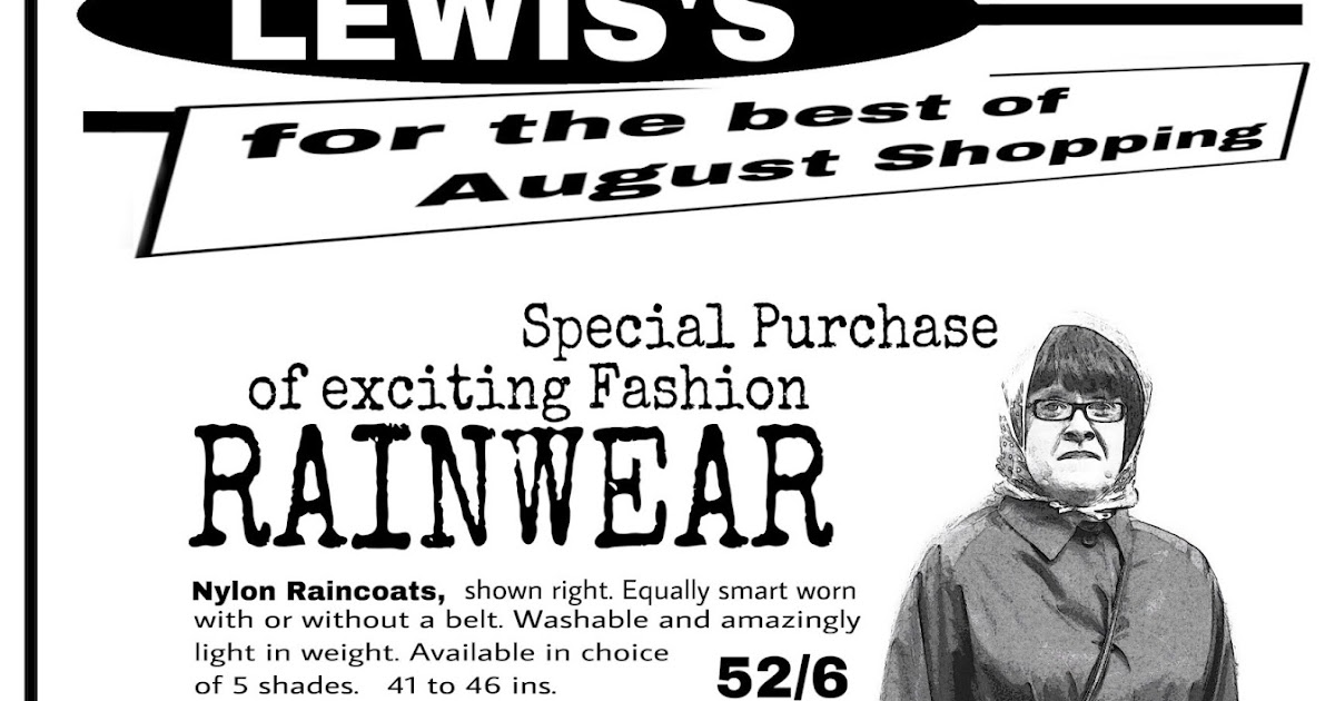 The Love of Plastic Macs: Lewis’s Advert - The Liverpool Echo and ...