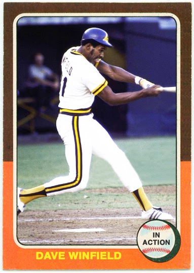 WHEN TOPPS HAD (BASE)BALLS!: 1975 IN-ACTION: DAVE WINFIELD