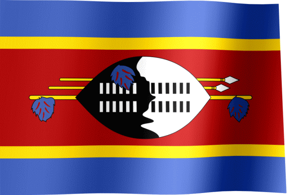 Flag of Eswatini (GIF) - All Waving Flags