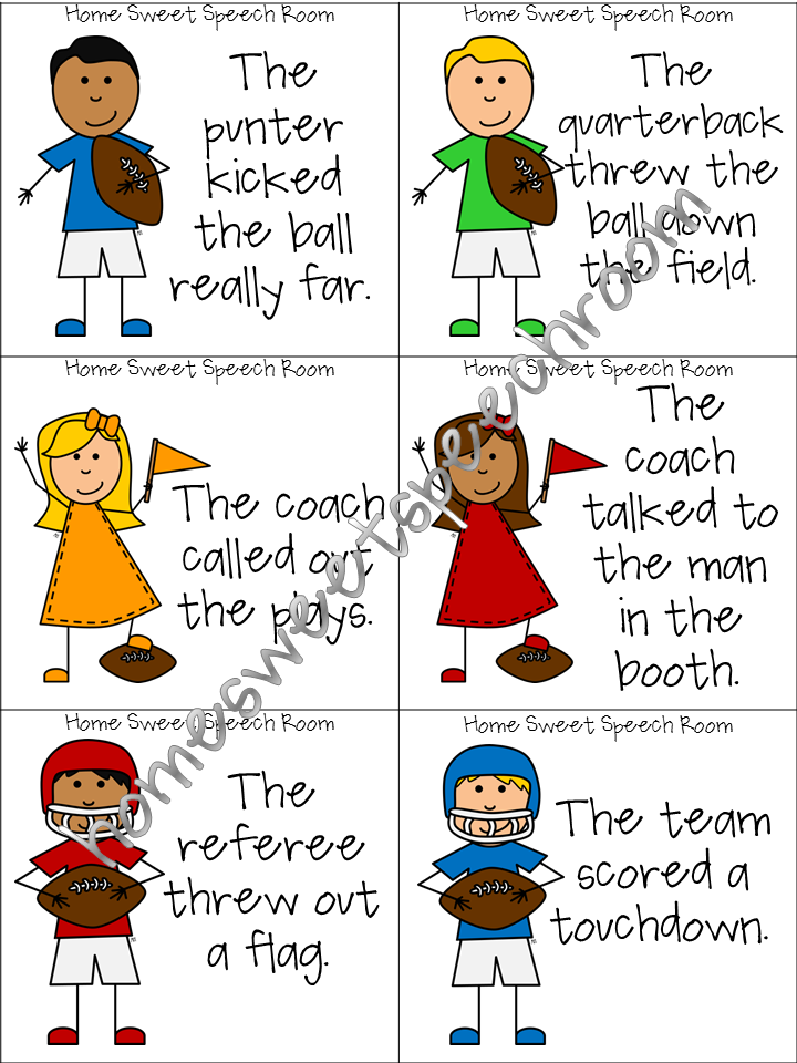 Football Pursuit: An Auditory Memory Activity for Speech Therapy