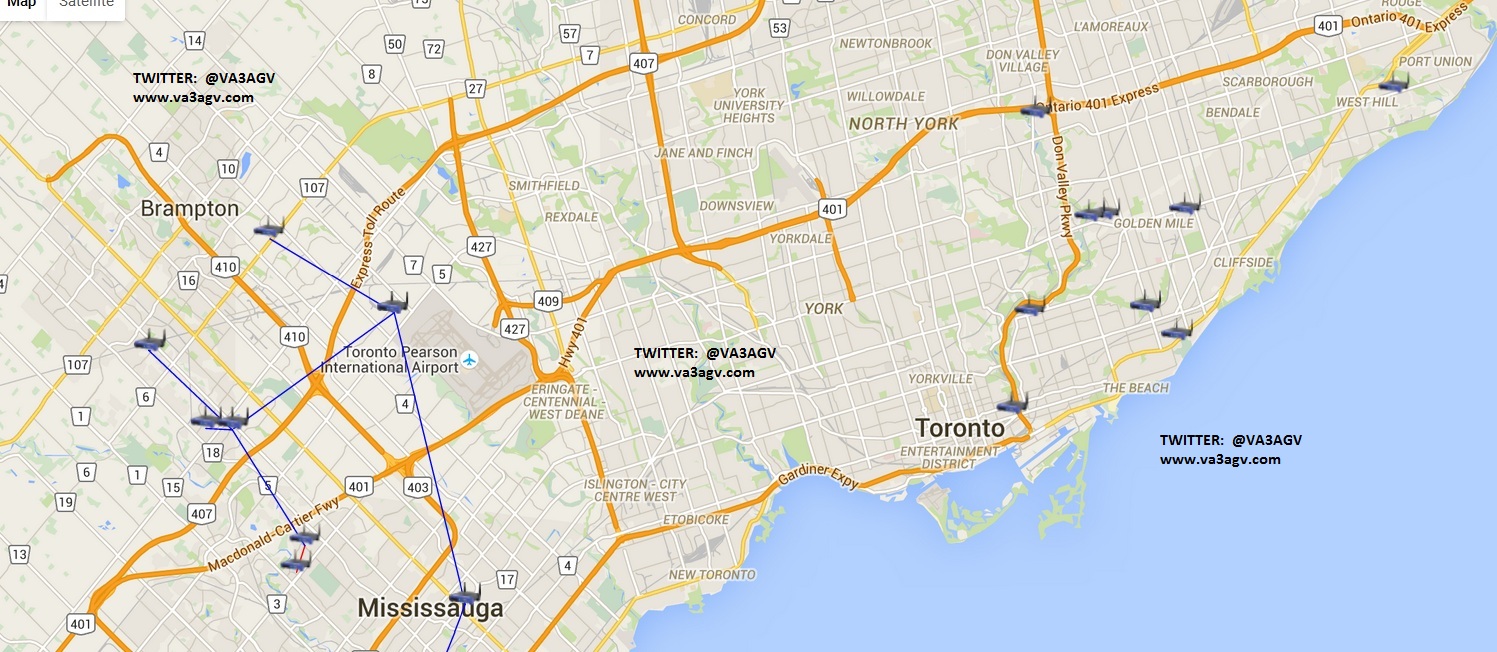 HSMM-Mesh - Amateur HAM Radio MESH: Node Map - TORONTO