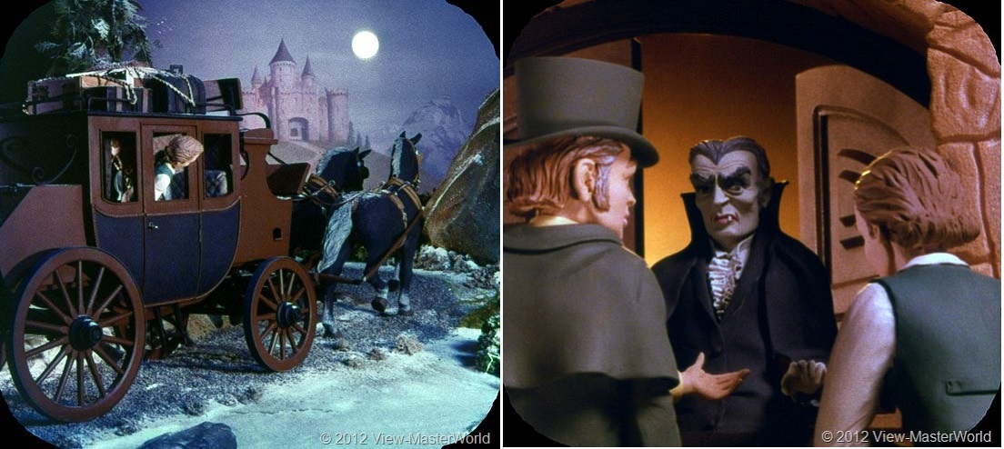 Horror Culture Fan: View Master Dracula and Frankenstein