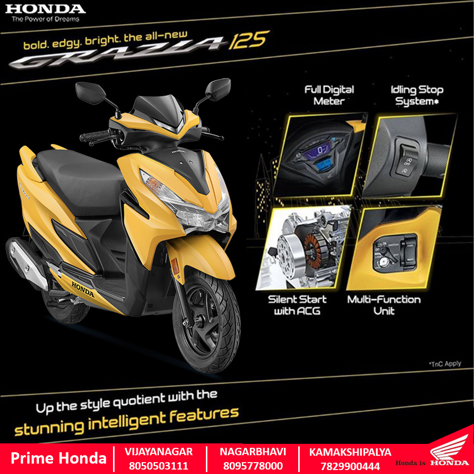 Prime Honda: The all-new Honda Grazia 125