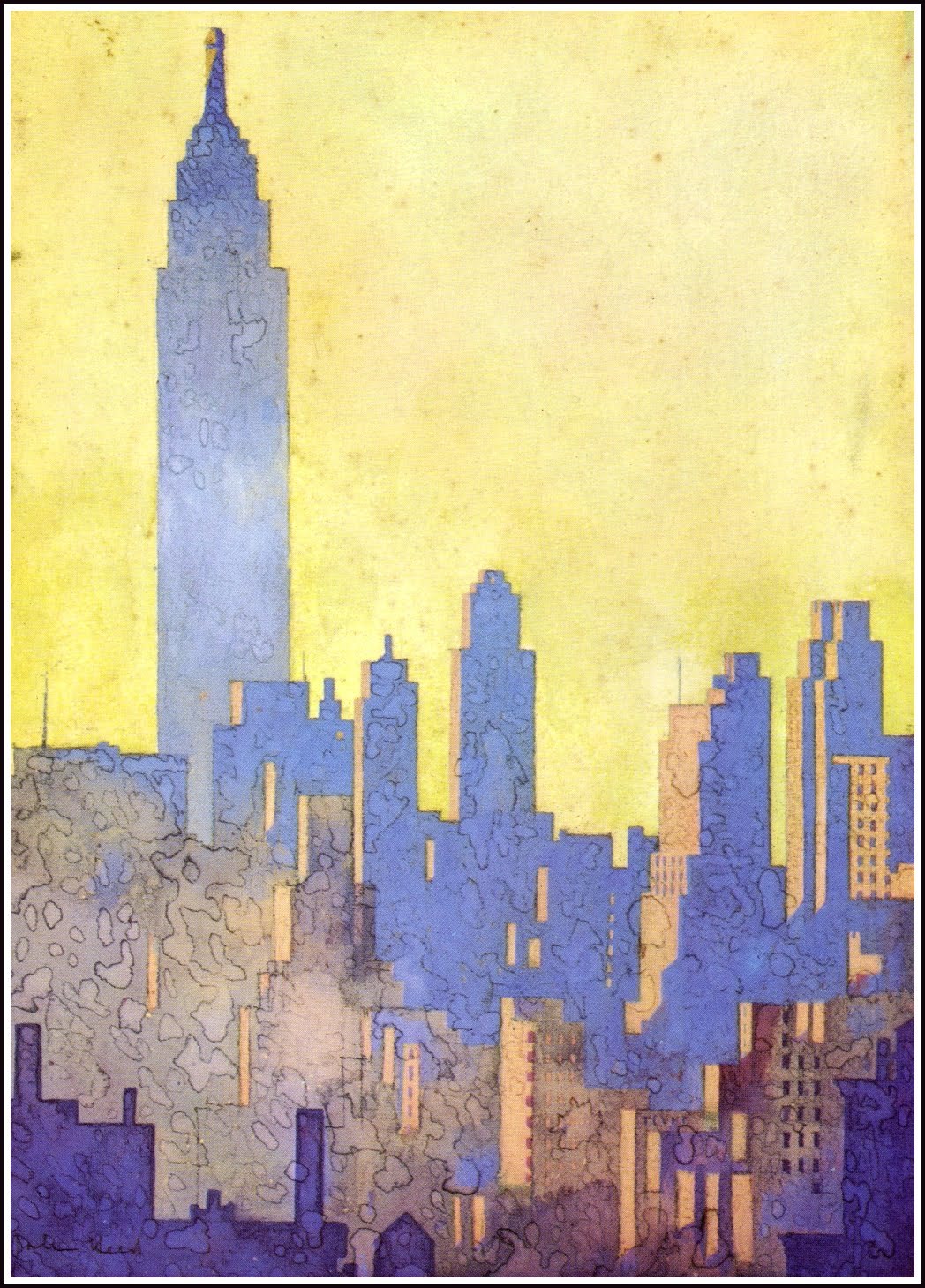 MY WRITERS SITE: John Held Jr. 1889-1958, New York city watercolors ...