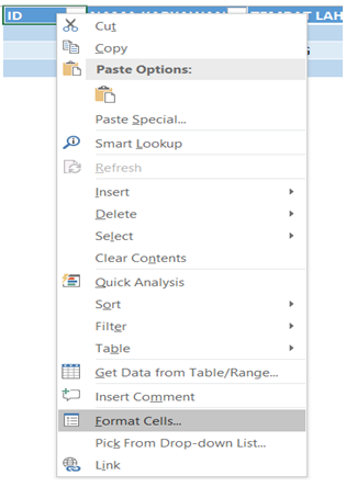 Membuat Database Pada Microsoft Excel