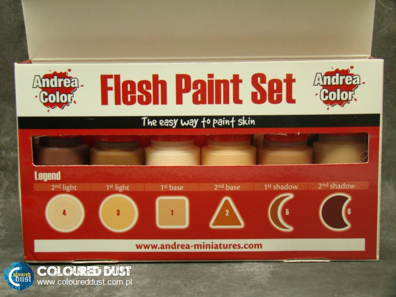 Flesh Paint Set (Andrea Color) | Coloured Dust