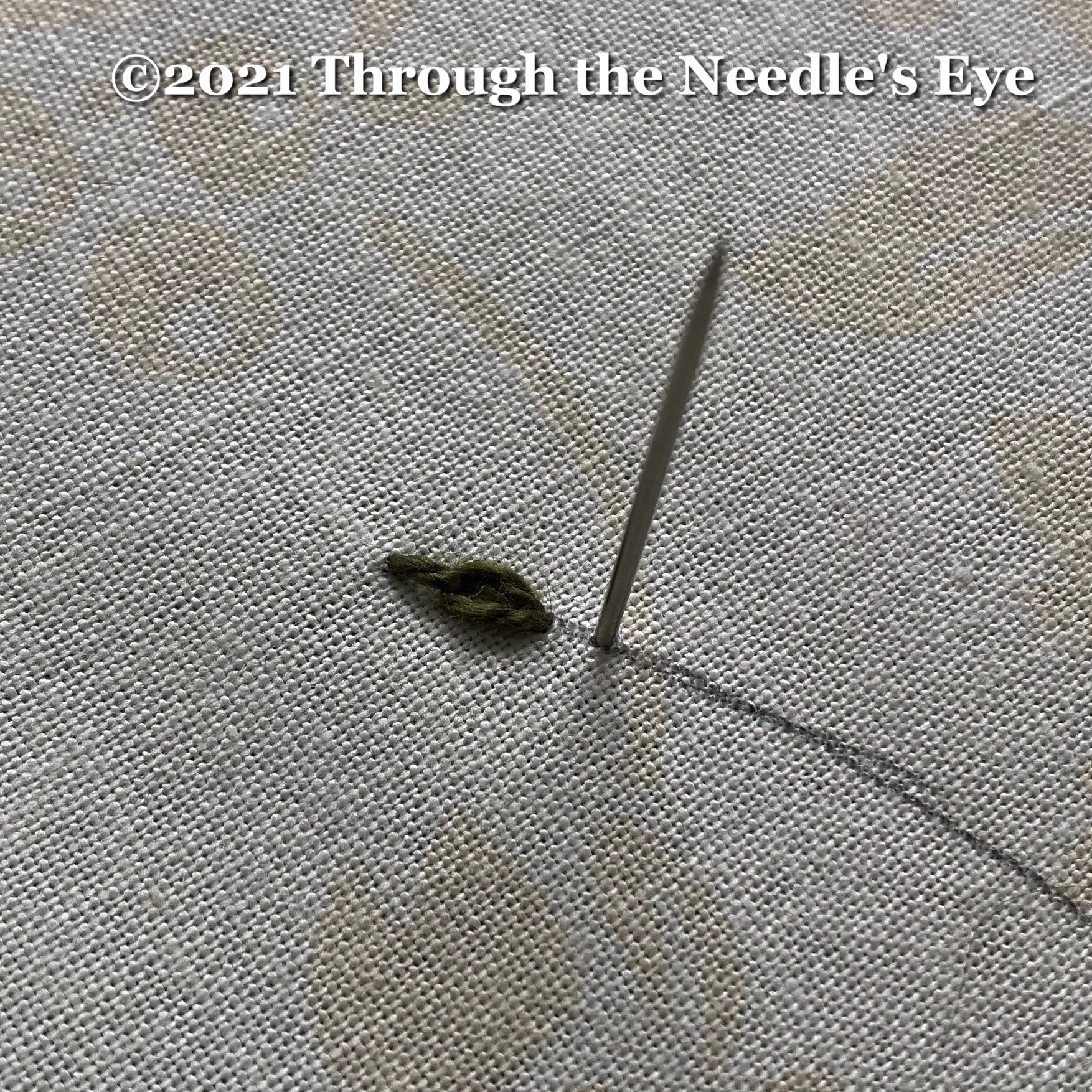 Telling Stories Through the Needle's Eye: Hopeful Flowers—Week One