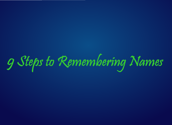 9 Interesting Ways for Remembering Names - PsychTronics