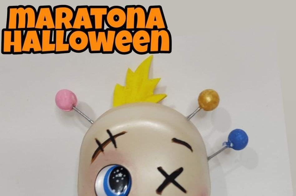 Boneco de vudu enfeite de Halloween: Artes em EVA - Ver e Fazer