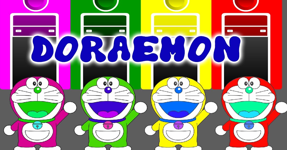 children's learning video-knowkids: Doraemon Learn Colors For Kids